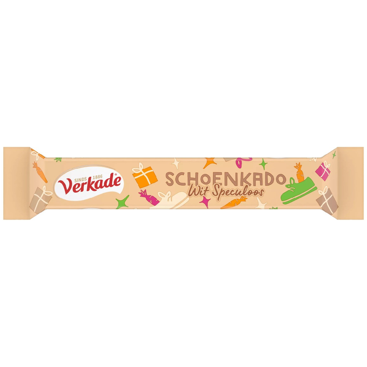Verkade Schoenreepje Wit / Speculoos 45g