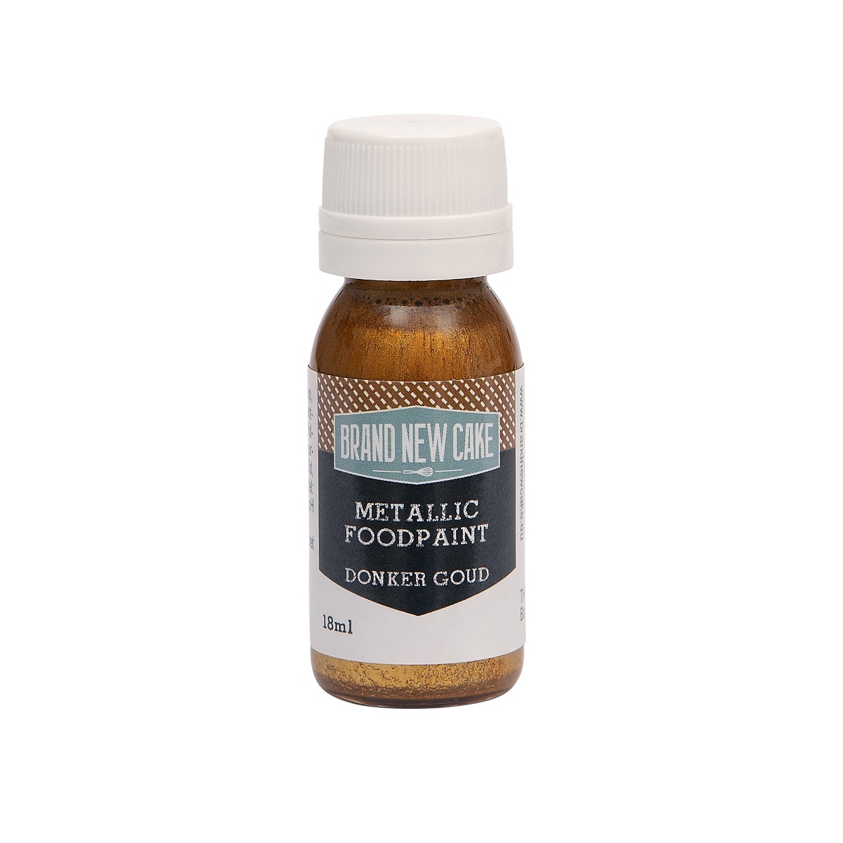 BrandNewCake Metallic Food Paint Goud 18ml