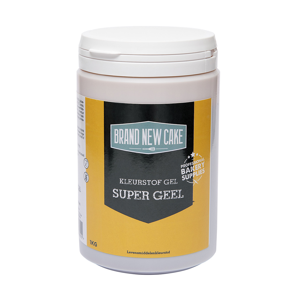 BrandNewCake Kleurstof Gel Super Geel 1kg - Kleur met gemak